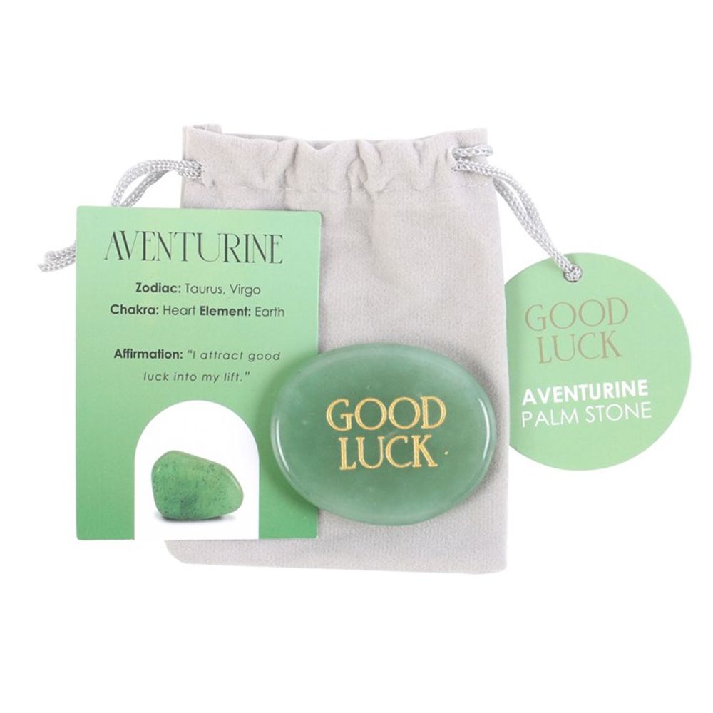 Good Luck Aventurine Crystal Palm Stone – Dolly Daydreams